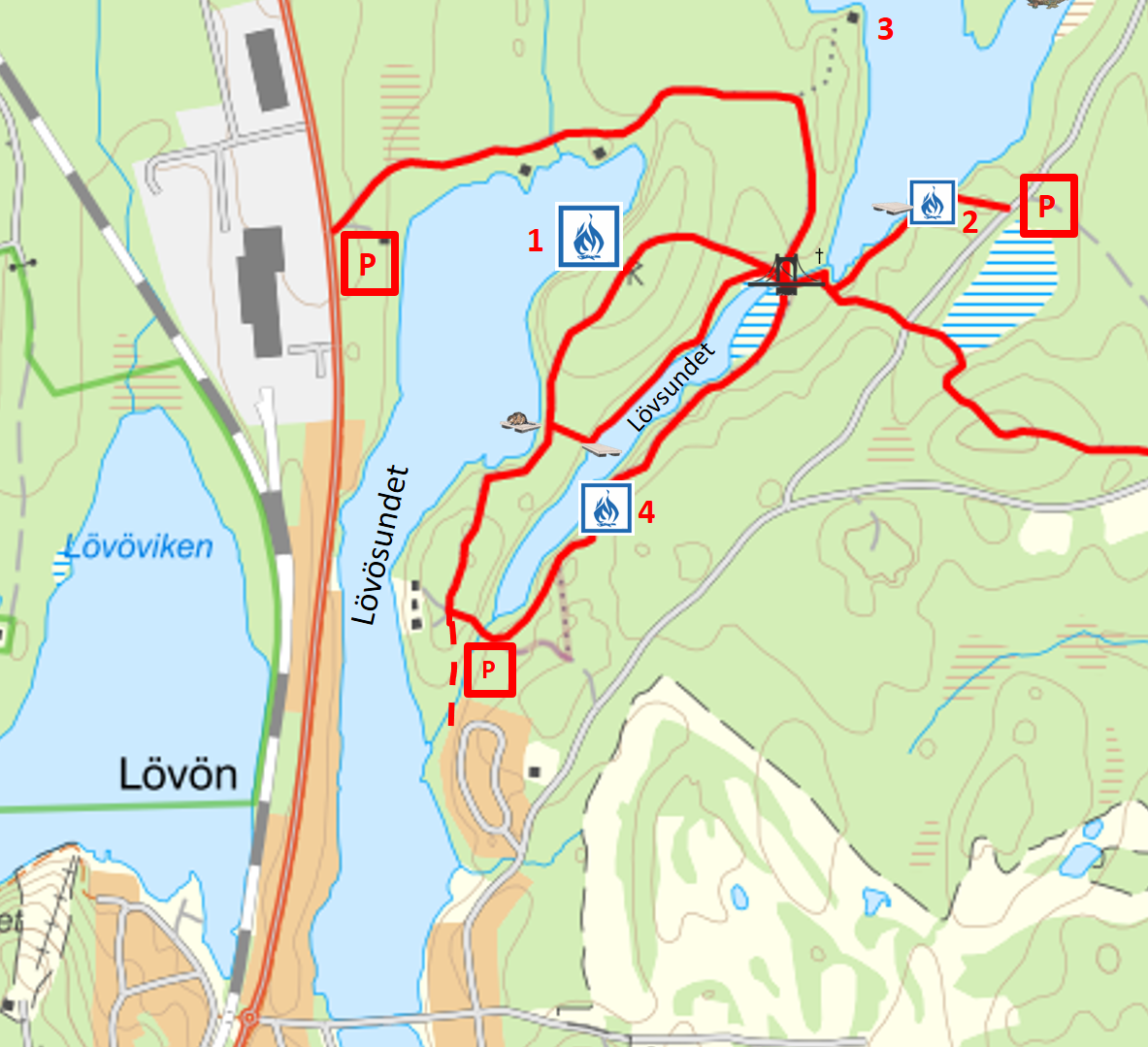 Stigar i Holmsund: Lövösundet, Lövsundet & Kasaviken - Ävenflykter